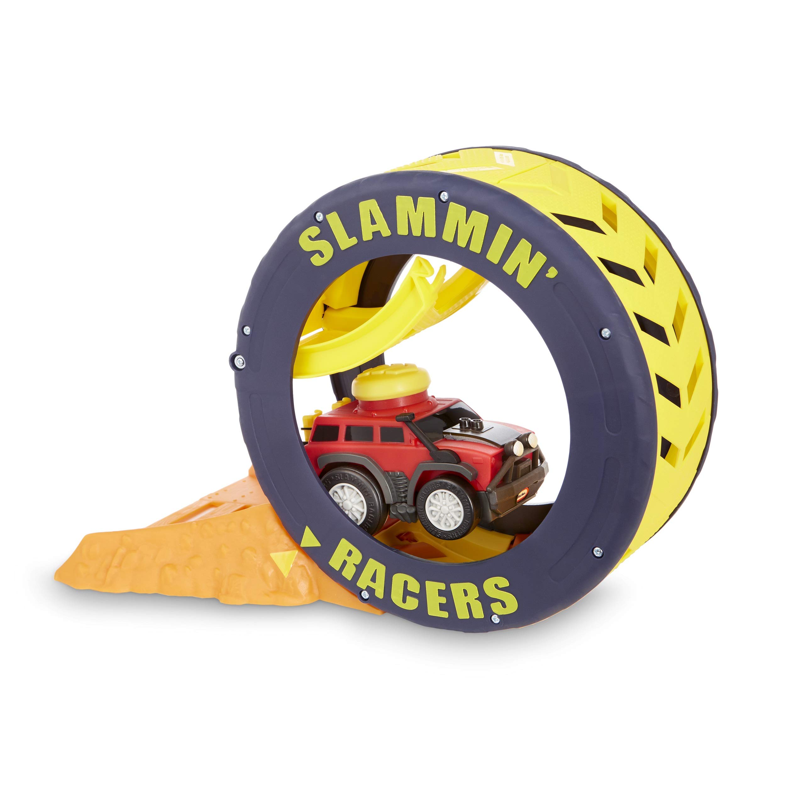 Little Tikes Slammin' Racers Turbo Tire Playset & Vehicle with Sounds