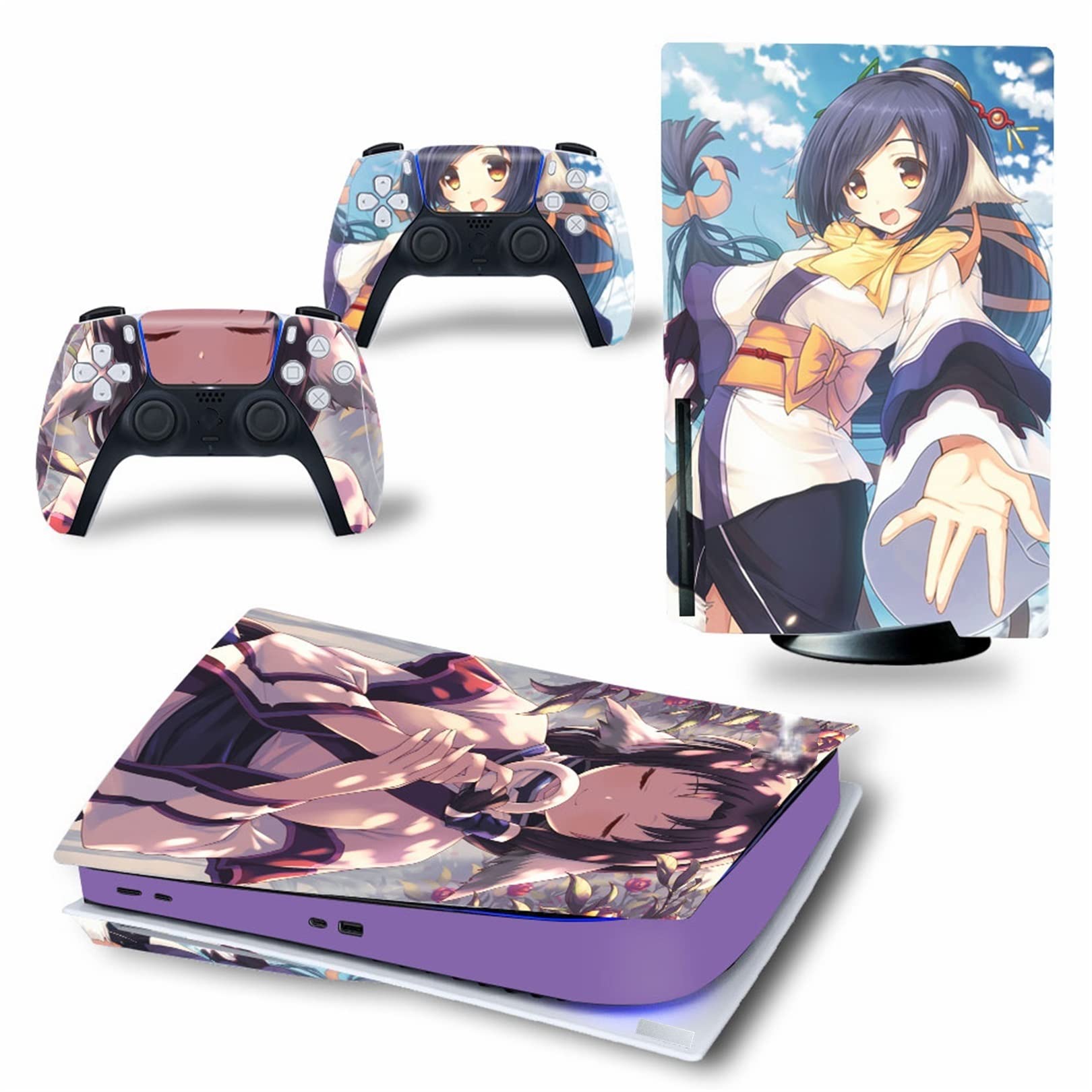 Top factory BUCEN for PS5 Skin Disc Edition & Digital Edition Console and Controller Vinyl Cover Skins Wraps Scratch Resistant, Compatible 66461 Anti Scratch (Size : Digital Edition)