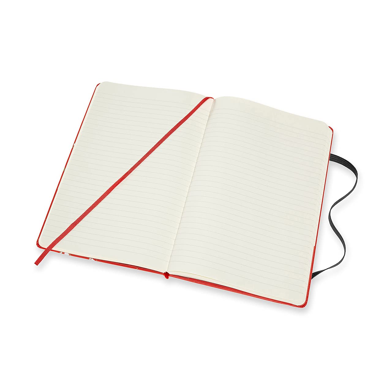 Moleskine Limited Edition Hello Kitty Notebook, Hard Cover, Large (5" x 8.25") Ruled/Lined, Red, 240 Pages