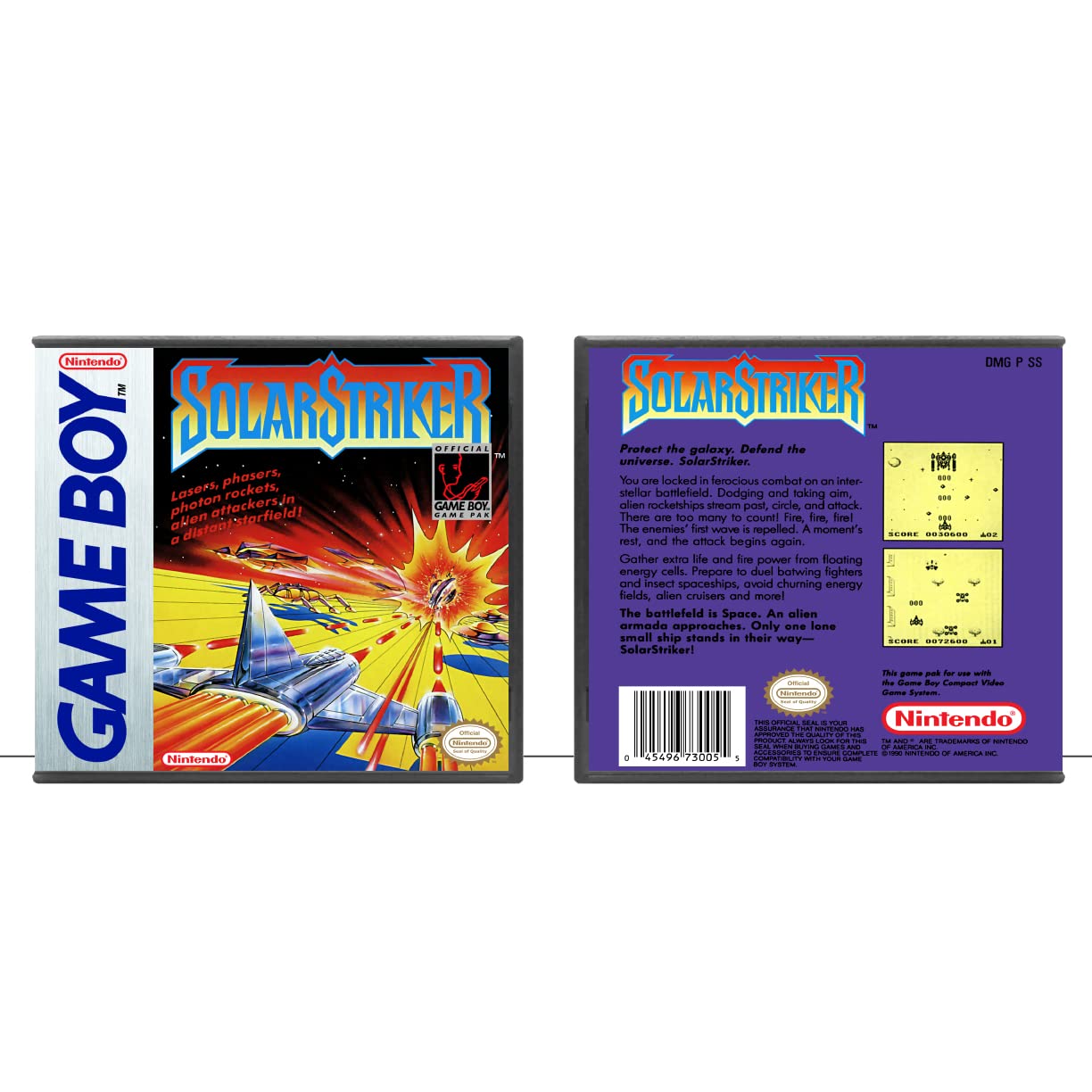 SolarStriker | (GB) Game Boy - Game Case Only - No Game
