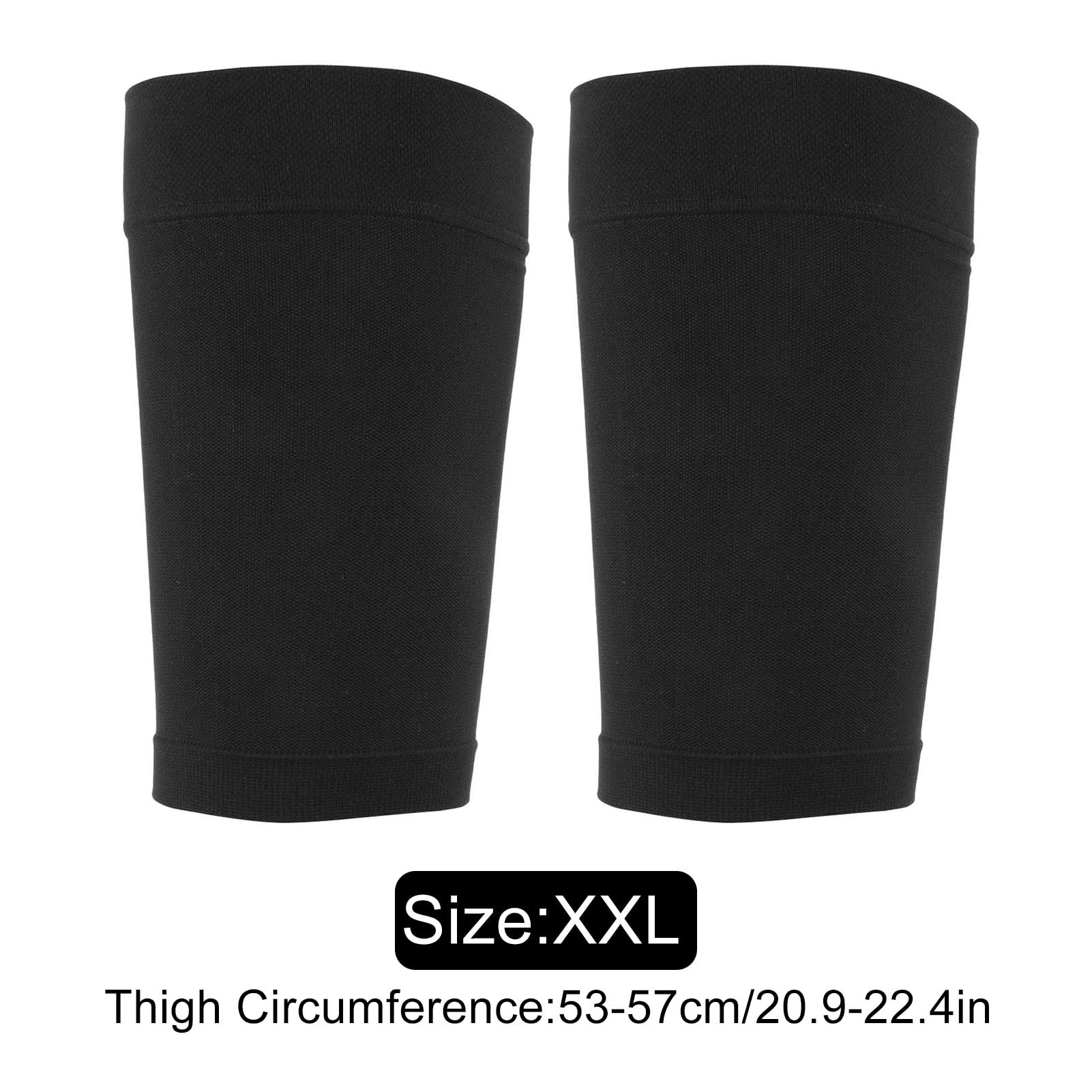 Thigh Support, Injury Prevention Blended Fabric Thigh Compression Sleeves Precise Support for Sports (XXL)