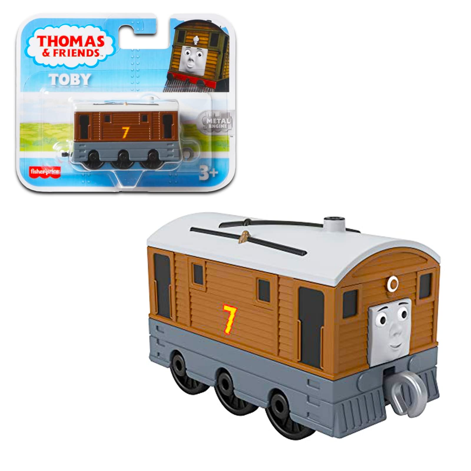 Thomas The Train and Friends Trains Set - 5 Pc Bundle Featuring Thomas, Diesel, Percy, Bash, and Toby Plus Thomas Play Pack with Coloring Pages and Stickers (Thomas The Train Toys)