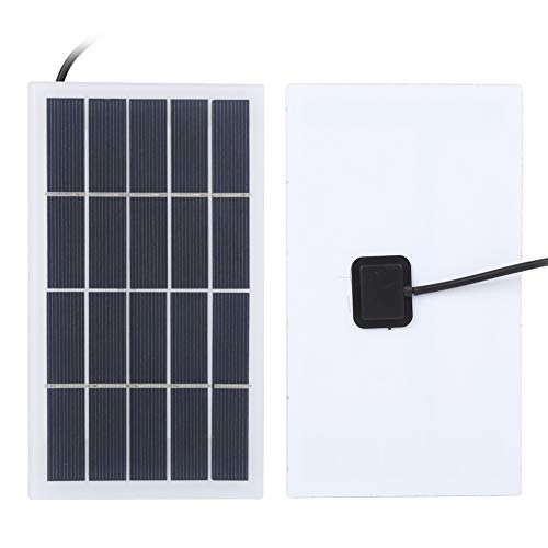 Vbest life Polysilicon Solar Power,2W 5V Solar Panel Battery Panel with DC Interface Charging for 3.7V Battery Outdoor Garden Lamp