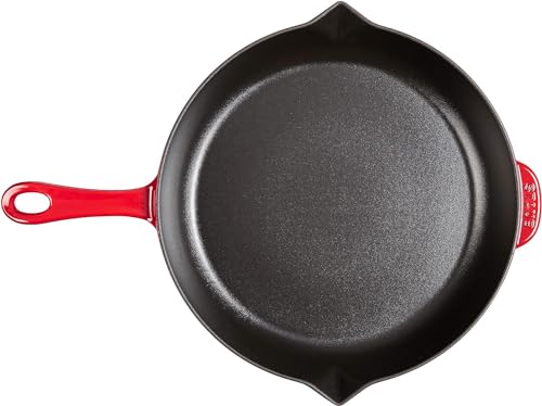 STAUB - 1223006 STAUB Cast Iron Fry Pan, 12-inch, Cherry