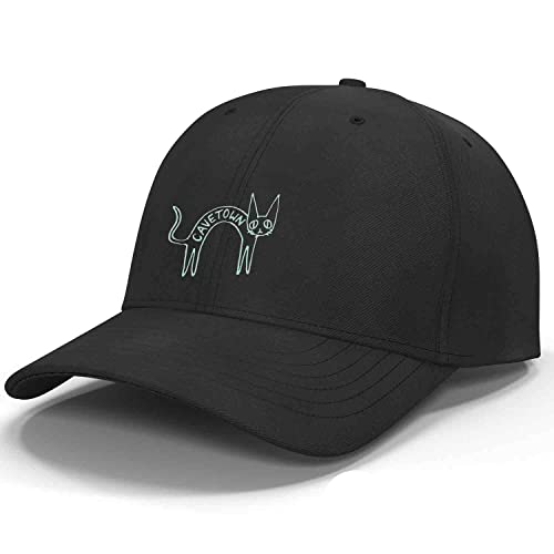 SHITOUPU White Cat Baseball Cap Adjustable Dad Hat Unstructured Cotton Cap