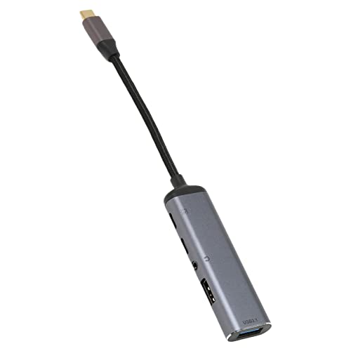 USB C Hub, USB C Adapter, Type C Hub to USB3.1 USB2.0 Adapter, 5 in 1 USB C Docking Station with 4K , PD100W for Mobile Phones, Laptops, Desktop Computers, Tablet