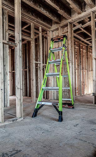 Little Giant Ladder Systems 13610-071 King Kombo 3-in-1 Ladder, 6 Ft, Gray