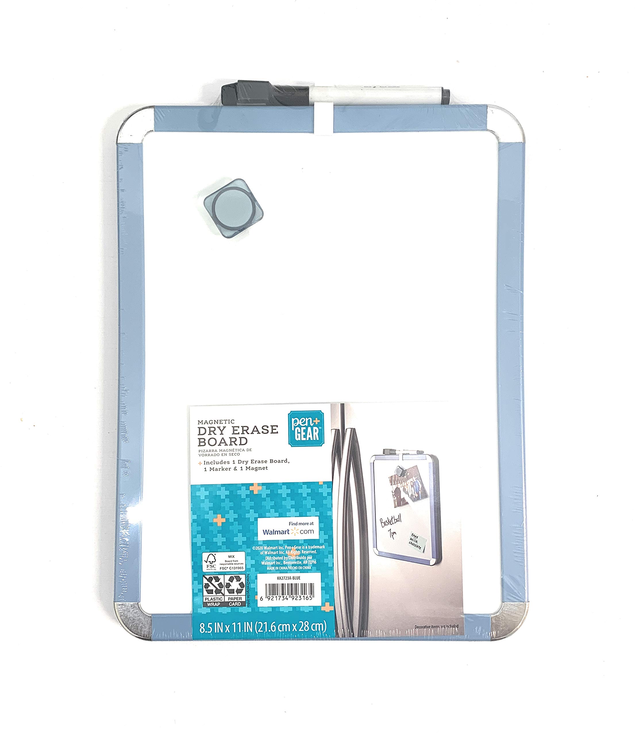 Magnetic Dry Erase Board (Blue)