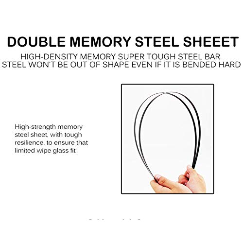 LYSHUI Car Windshield Wiper Blade Rubber,for Ford Kuga MK1 MK2 2008 2009 2010 2011 2012 2013 2014 2015 2016 2017 2018