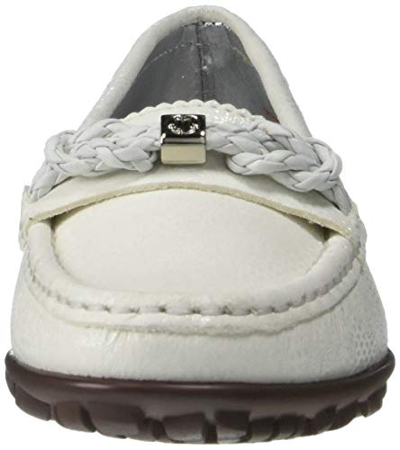 Marc Joseph New York Women's Leather Made in Brazil Orchard Street Golf Shoe, White Glaze, 6 M US