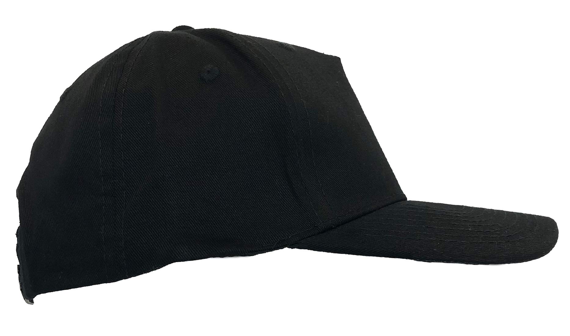 Marijuana American Flag - Weed Pot Leaf 5-Panel Snapback Hat (Black)