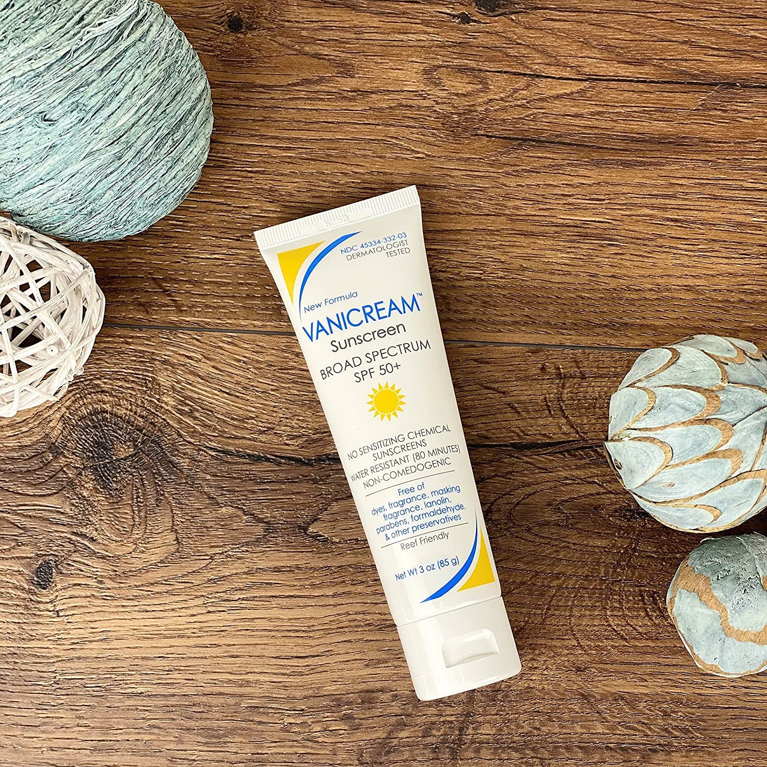Vanicream, Sunscreen Broad Spectrum SPF 50+ 3 Ounce (Pack of 2)