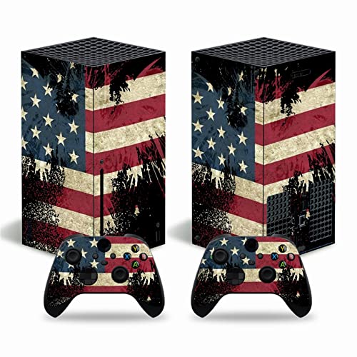 Top factory Skin Decal Protective Vinyl Skin Decal Cover for Series X Console Skins Wrap Sticker with Two Free Wireless Controller Decals 51334 Decal