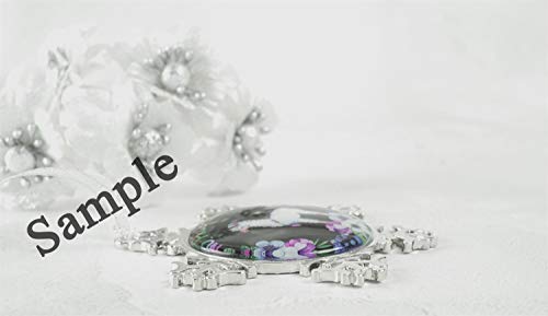 OneBee Snowflakes Custom Personalized Ornaments Christmas Ornaments Snow Flower Home Decoration (Lovely Penguin)
