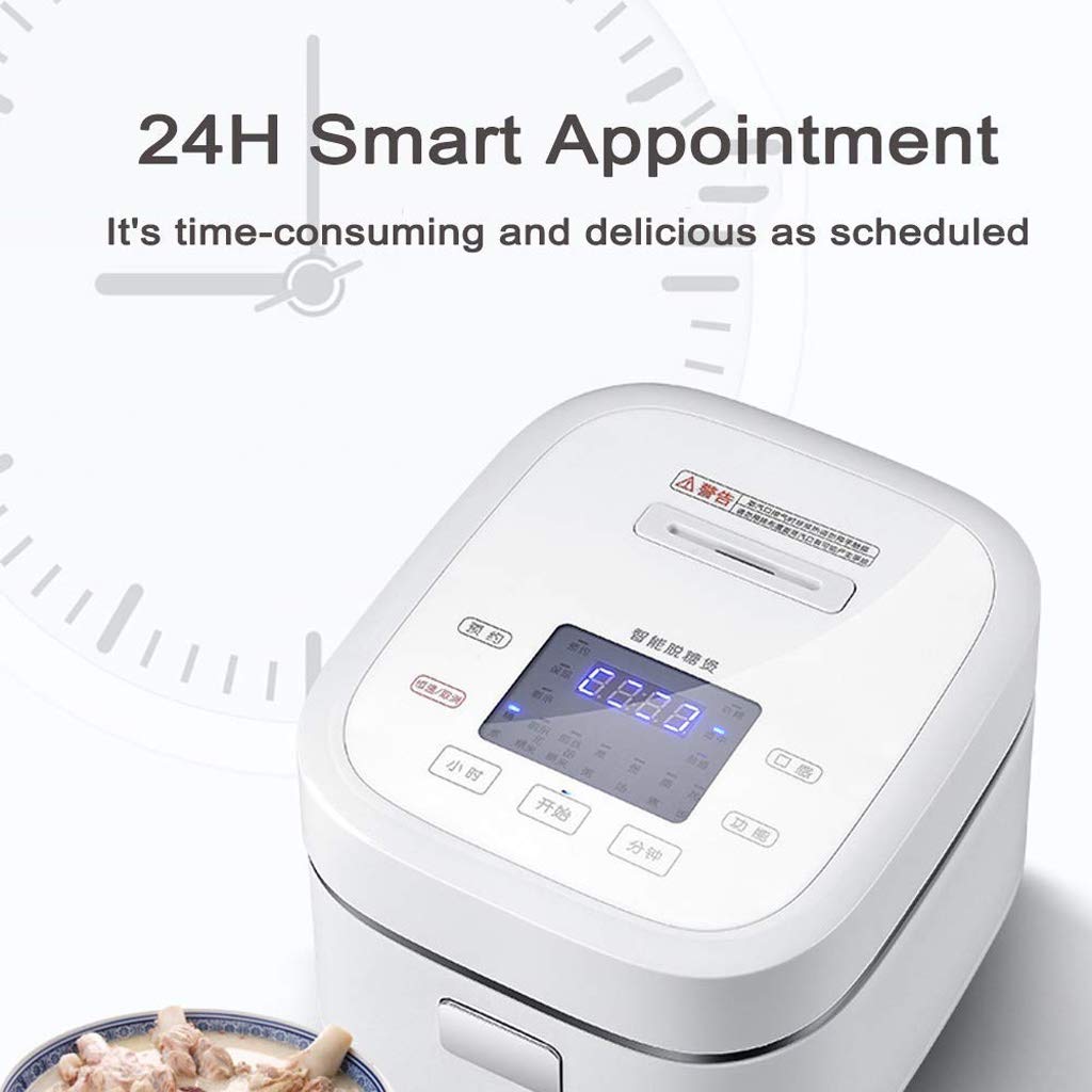 LMMDDP Rice Cooker and Warmer Rice Cooker Digital Multi 5L Slow Cooker Steamer Programmable Sauté Yogurt Maker Stewpot with 24 Hours Delay Timer