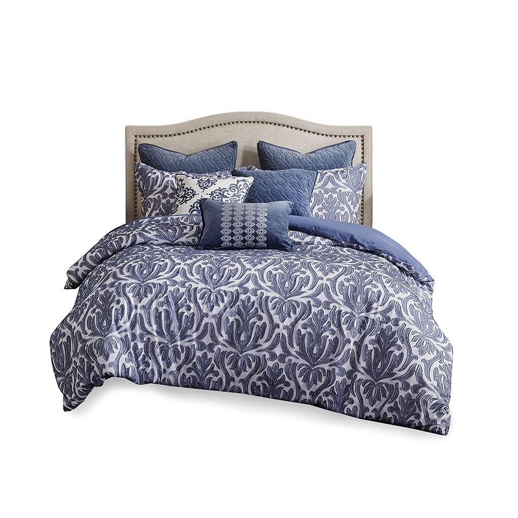 Maison Cotton Clip Jacquard Damask Comforter Set