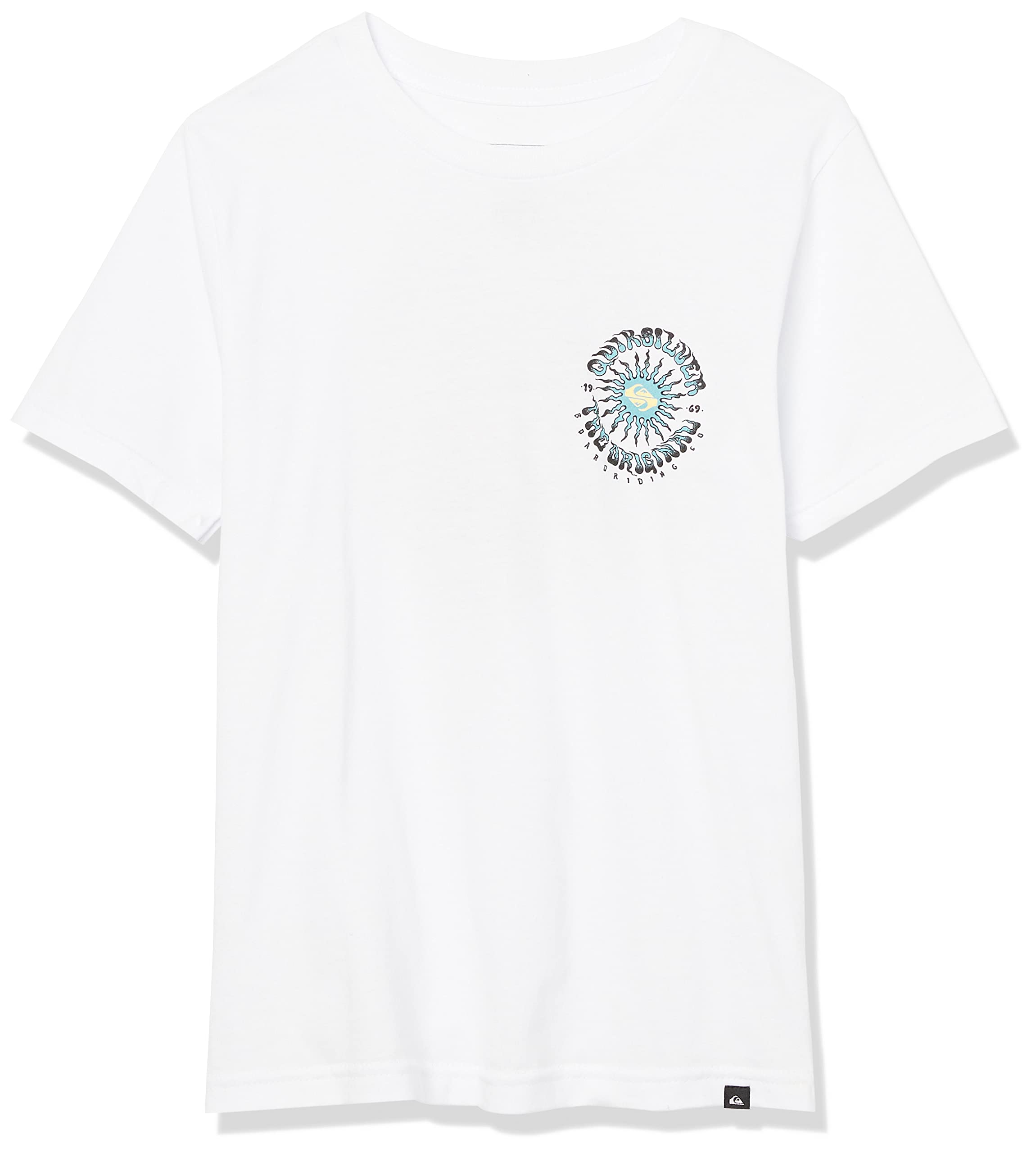 Quiksilver Boys' Field Trip Shirt, Iron GATE, L/14