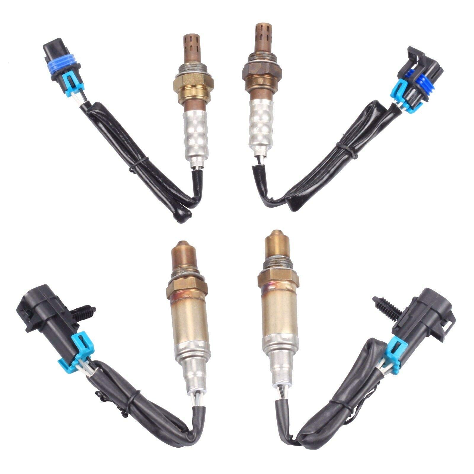 MOSTPLUS 4PCS Downstream Upstream Oxygen Sensor Compatible with 06-07 Chevrolet Silverado 1500 Avalanche Suburban Tahoe Replace 234-4337 234-4018 234-4112