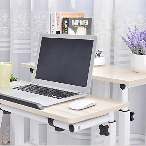 Mind Reader Multipurpose Home Office Computer Desk, Sit and Stand Desk, Workstation Desk, White