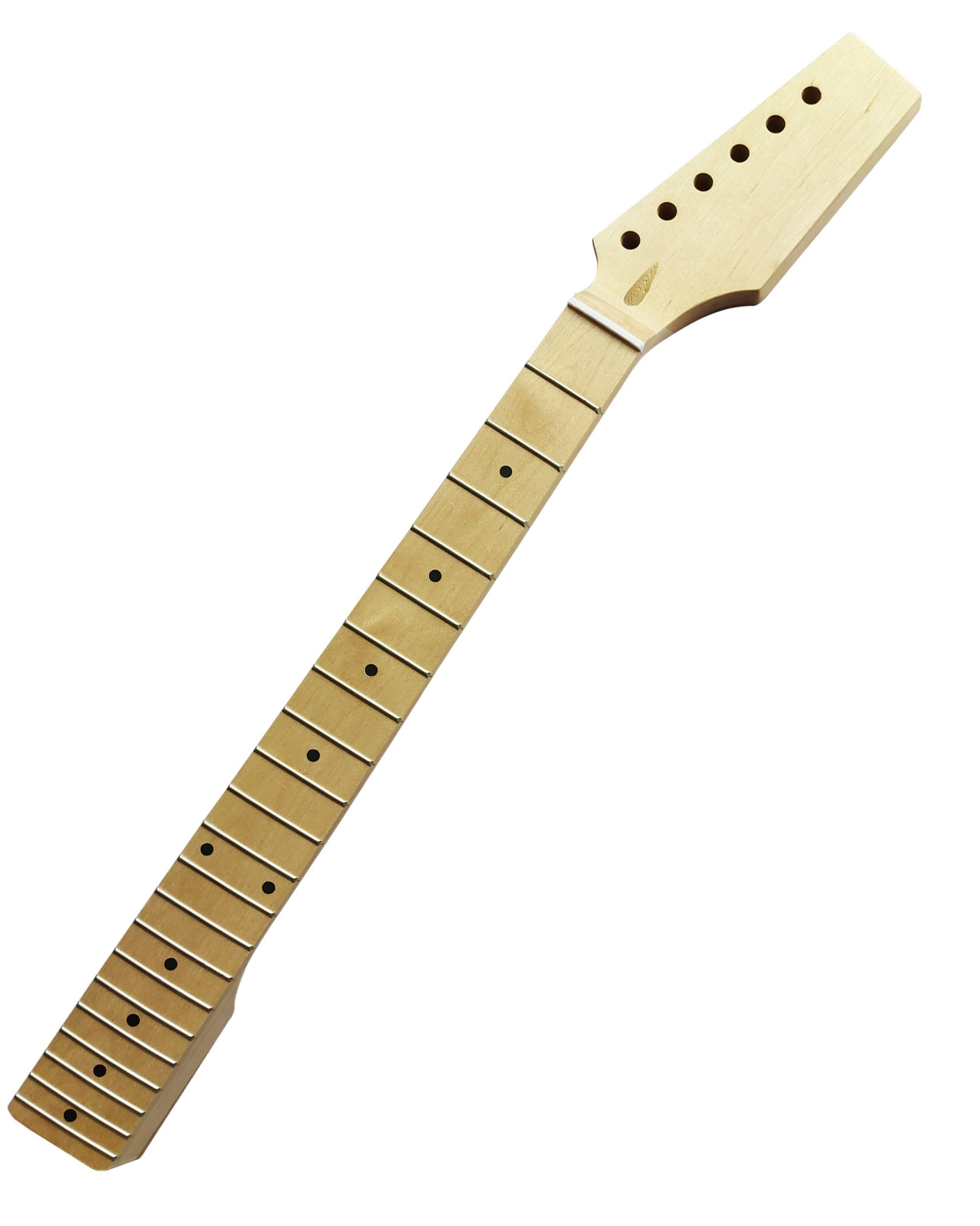 TL Style DIY Unfinished 6 String Electric Guitar Kit Basswood Body With Sanding Sealer,Maple Neck Rosewood Fingerboard,Includes All Parts