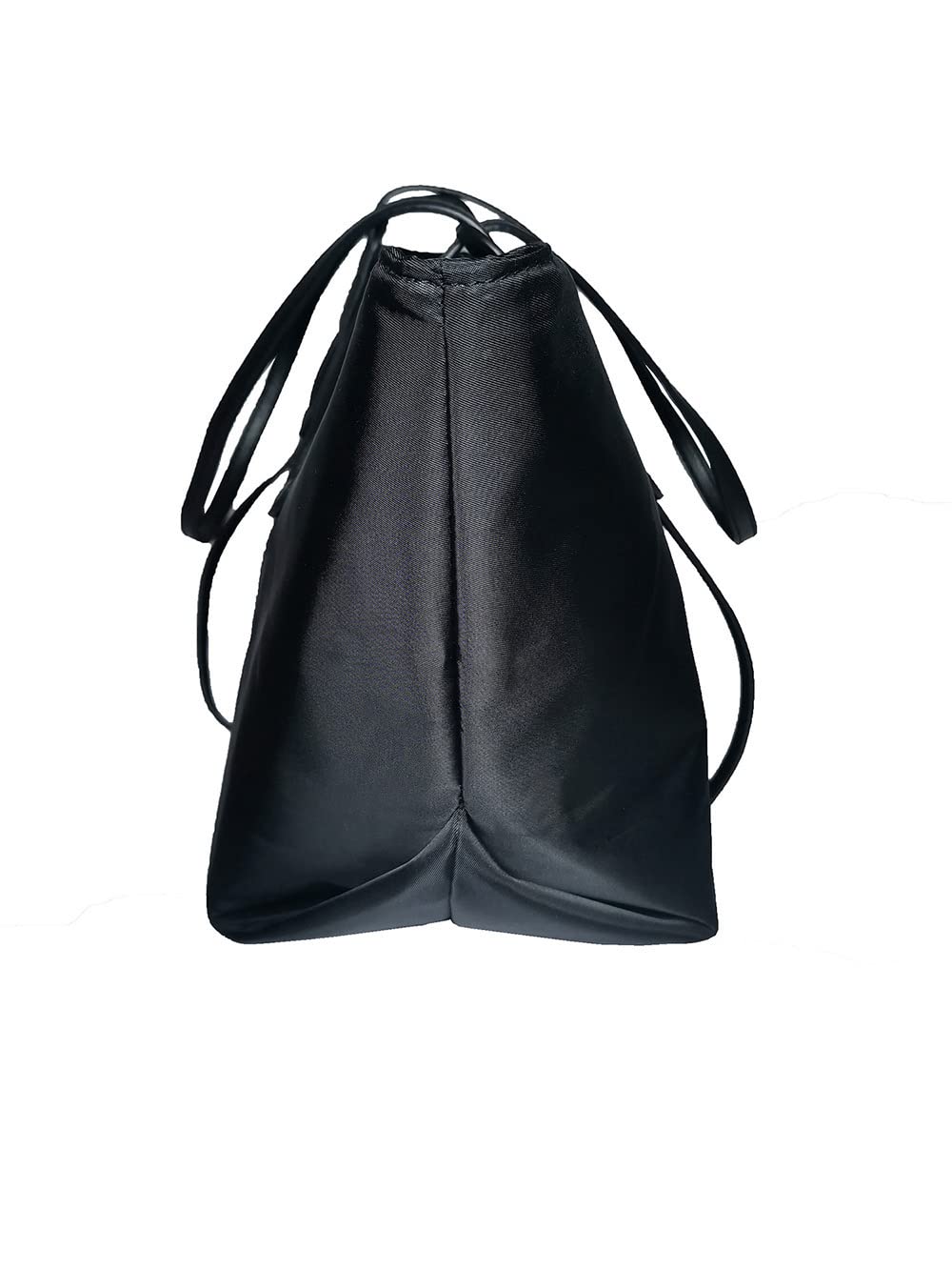Tote Bag for Women Medium Capacity Casual Commuter Handbag Nylon Single Shoulder Bag,Black