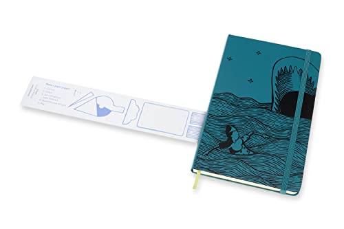 Moleskine Limited Edition Pinocchio Notebook, Hard Cover, Large (5" x 8.25") Ruled/Lined, The Dogfish, 240 Pages