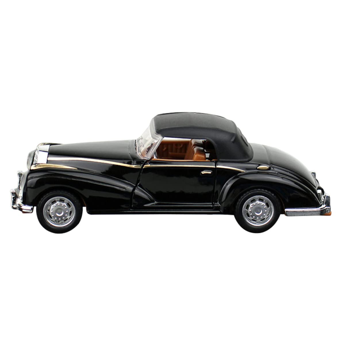 Toyvian Vintage Car Model die- cast car Model Retro car Model Vehicle Model Toy Metal Antique Pullback
