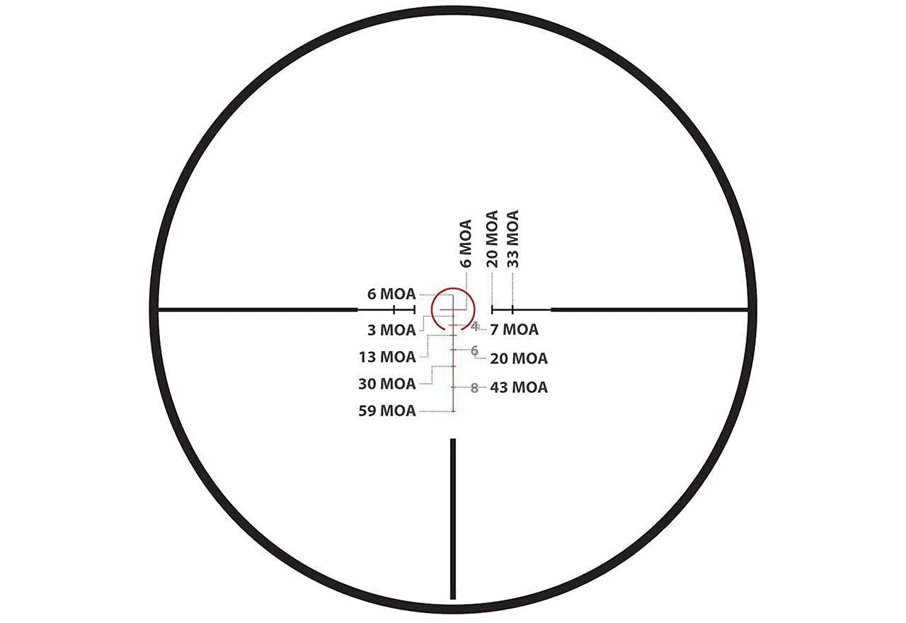 Monstrum G2 1-6x24 First Focal Plane FFP Rifle Scope | ZR300 H-Series Offset Scope Mount | Bundle