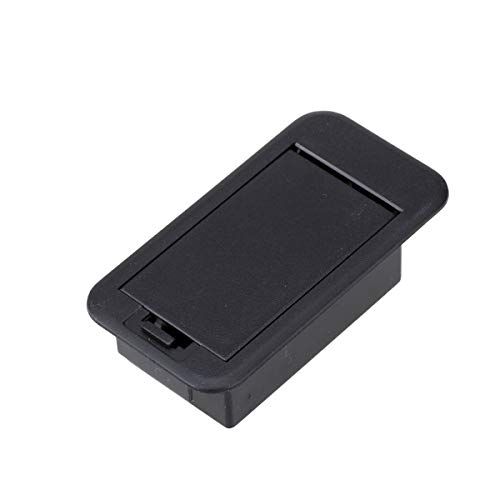 Musiclily Pro Active Guitar Bass 9-Volt Battery Box Case Holder Compartment Cover, Black