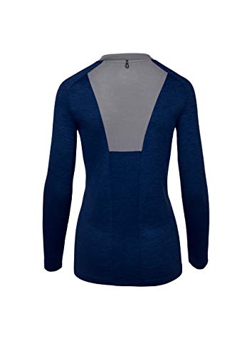 Mizuno Women's Alpha Long Sleeve, Navy, X-Small