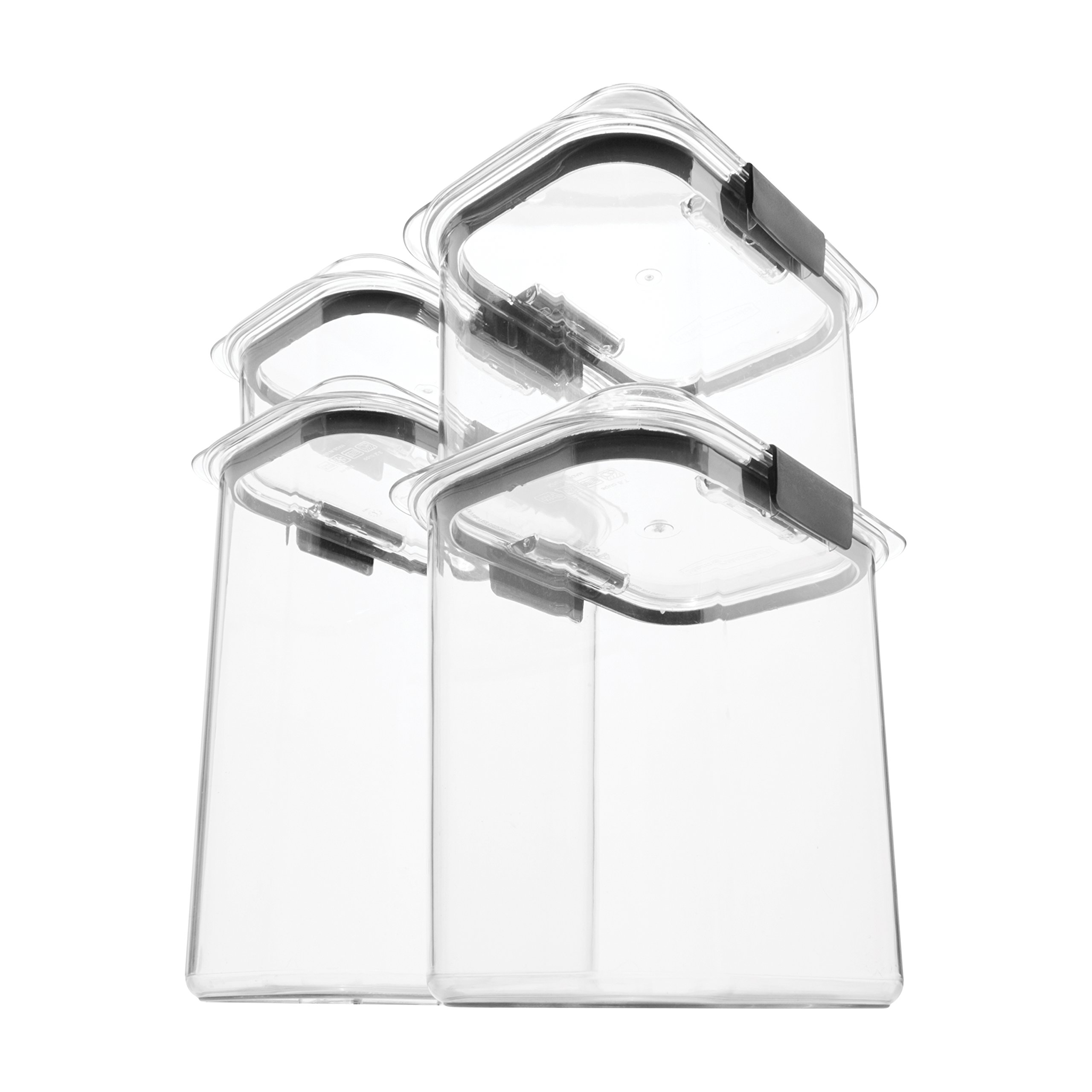 Rubbermaid Brilliance Food Storage Containers with Lids, Set of 3