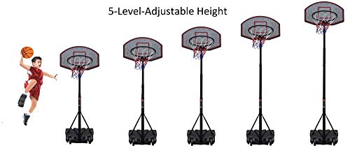 Movement God Kid Portable Basketball Hoop (Black)
