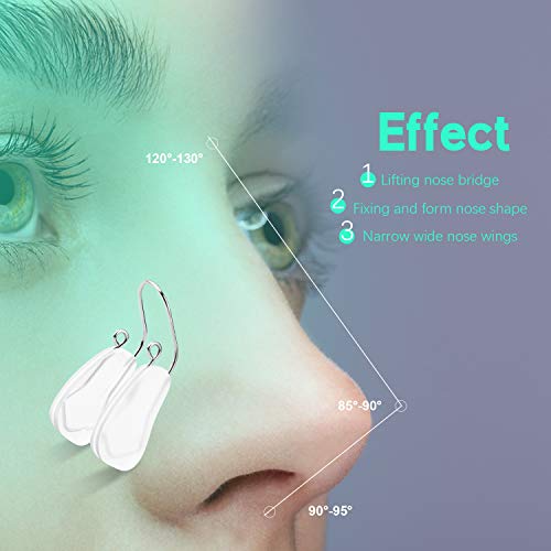 Nose Shaper Clip Nose Beauty Up Lifting Silicone Nose Bridge Wide Crooked Nose High Up Tool