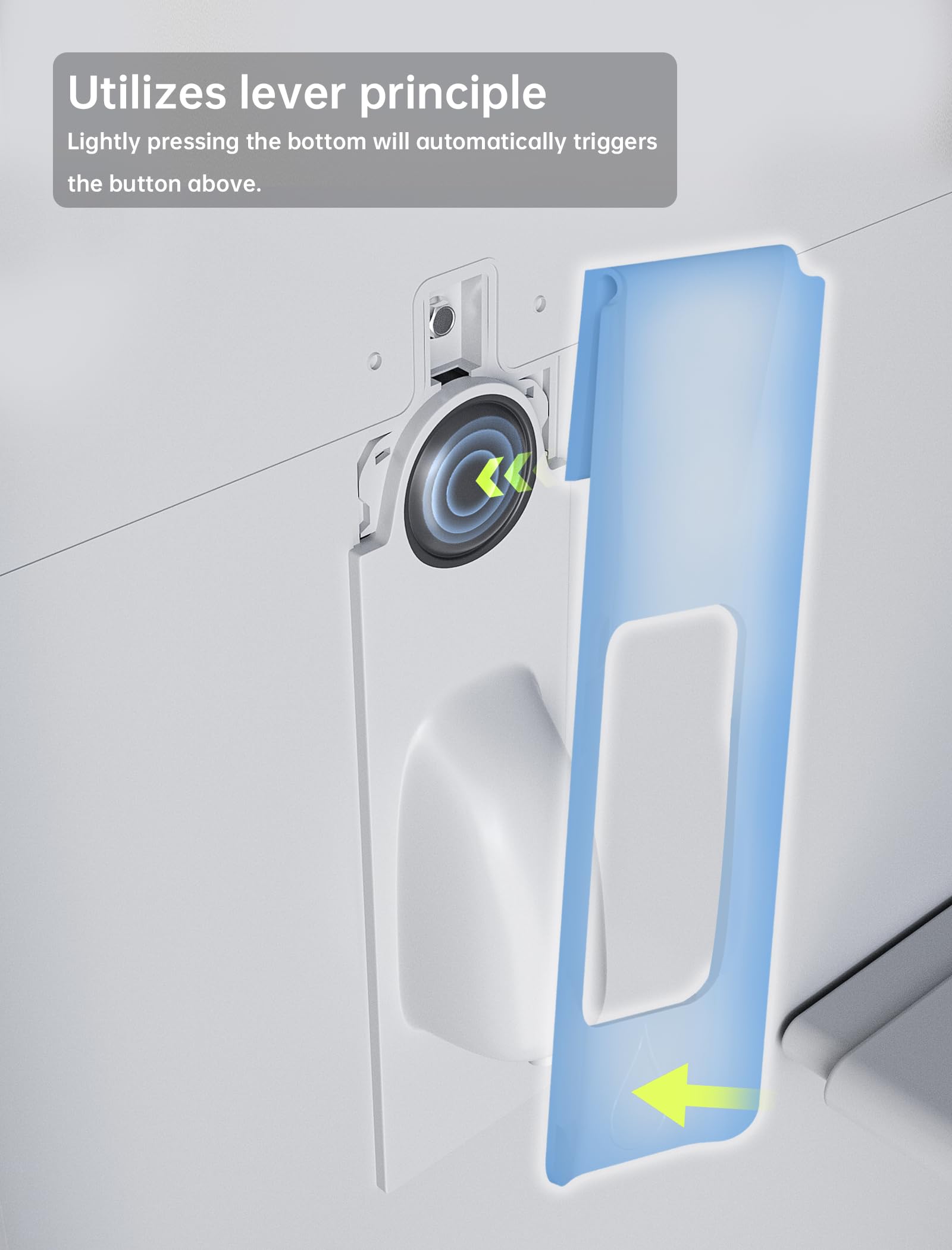 Upgraded Water Dispenser Lever for Refrigerator Interior Water Dispensers, [One-Handed Operation] Replacement Handed Water Dispensing Lever for Whirlpool Refrigerators and Other Models(Clip-On Style)