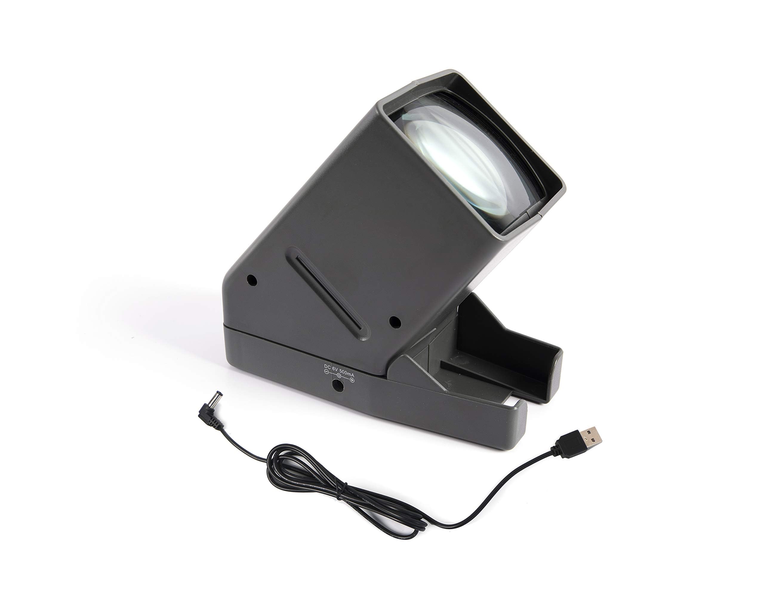 MEDALight USB Powered LED Lighted Viewing for 35mm Slides & Film Negatives, Desk Top/Portable LED Negative and Slide Viewer 3X Magnification,35mm Film and Slide Viewer…