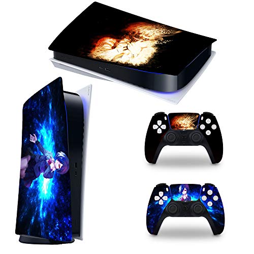Monster Ghoul - PS5 Standard Edition Skin Console and 2 Controller, Vinyl Decal Sticker Full Cover Protective