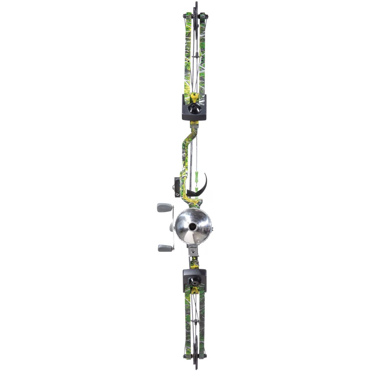Muzzy Vice Bowfishing Bow, Adjustable Draw Weight: 30-60 pounds, Adjustable Draw Length: 24.5"-31", Net Weight: 3.8lbs, Axle to Axle: 30", Brace Height: 7.5", Let-Off: 75%, Left Hand Model