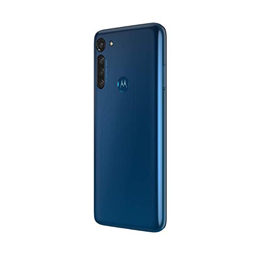 Motorola Moto G8 Power XT2041-3 Dual-SIM 64GB (GSM Only | No CDMA) Factory Unlocked 4G/LTE Smartphone (Capri Blue) - International Version