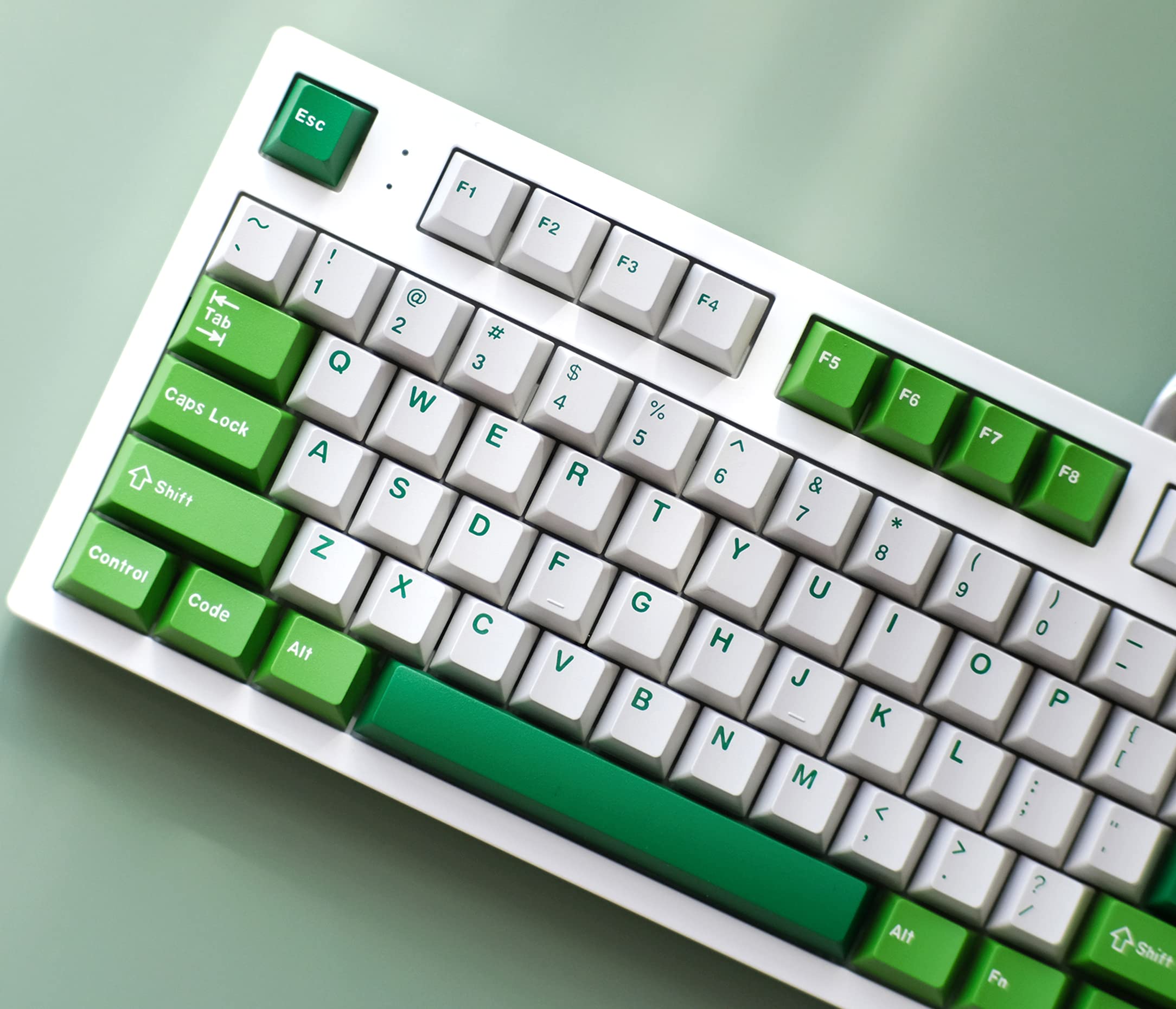 UniCusMech Keycaps Cherry Profile 173 Keys Keycaps Double Shot ANSI & ISO Layout Keycaps for Mechanical Gaming Keyboard Cherry MX Switches (Typewriter)