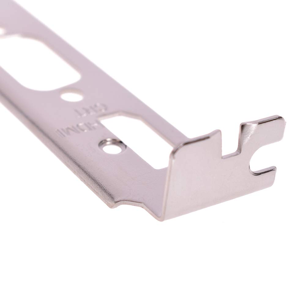 MOTZU 10 Pieces Height Hight Bracket Adapter DVI+HDMI+VGA Baffle for ATI Nvidia Video Graphics Card