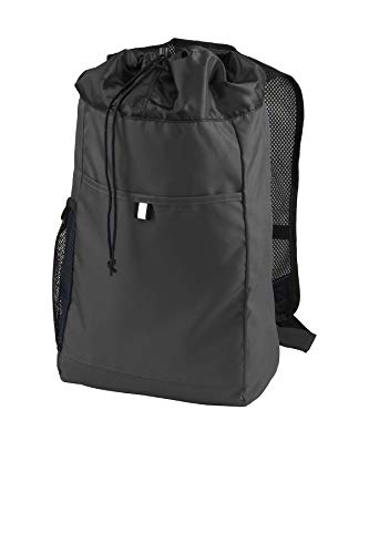 Port Authority Hybrid Backpack, Dark Charcoal/Black, One Size