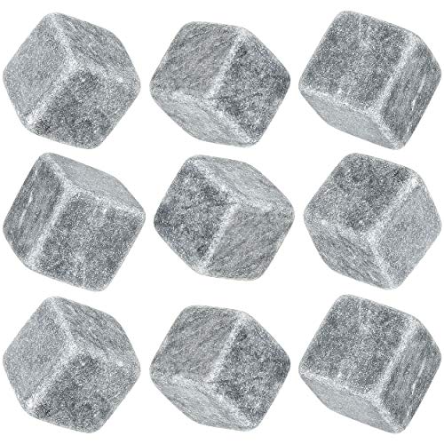 Southern Homewares SH-10197-S9 Natural Marble Whiskey Stones Silver, One Size