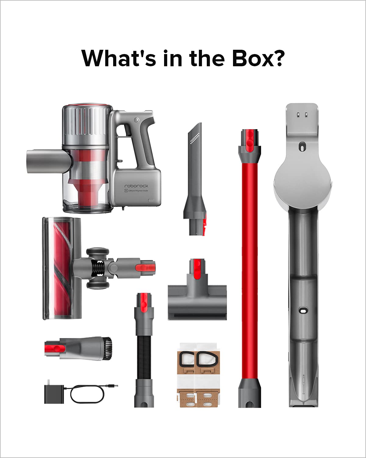 roborock H7 Cordless Stick Vacuum Cleaner, 3 Cleaning Modes, 160AW Constant Suction Power, Lightweight, Flexible MagBase Accessories, Long-Lasting Battery with 2.5H Recharge