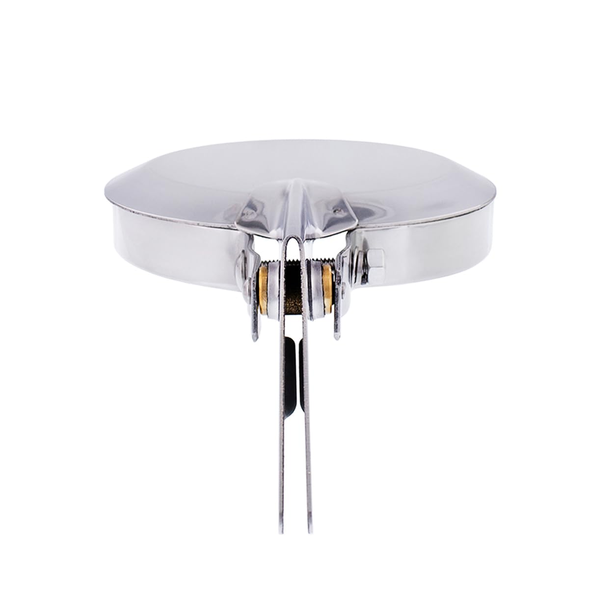 United Pacific 21329 Stainless Steel Rain Cap for 8β Diameter Straight Stack, 430 Stainless Steel Construction, Counter-Balance Design β 8β β ONE Unit