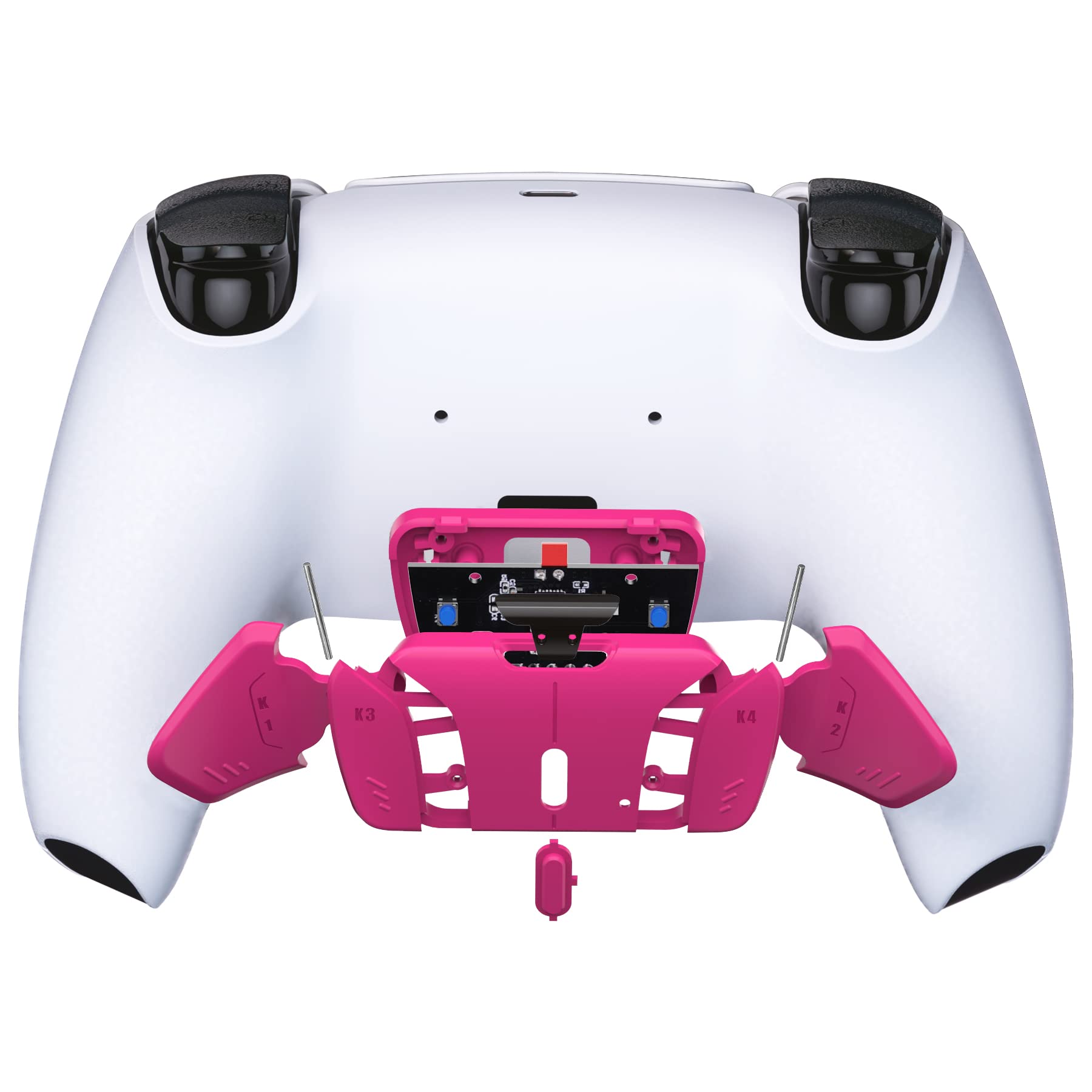 Turn RISE to RISE4 Kit β Redesigned Nova Pink K1 K2 K3 K4 Back Buttons Housing & Remap PCB Board for PS5 Controller eXtremeRate RISE & RISE4 Remap kit - Other Accessories NOT Included