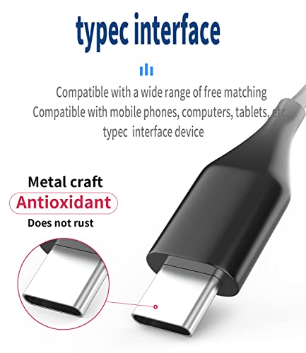 USB C Wired Earbud Type 2Pack Headphone With Microphone Kid for School Chromebook Computer Audifono Compatible for Samsung Apple IPhone15 Pro Max Plus ipad Pro Air Mini Running Earphone Volume Control