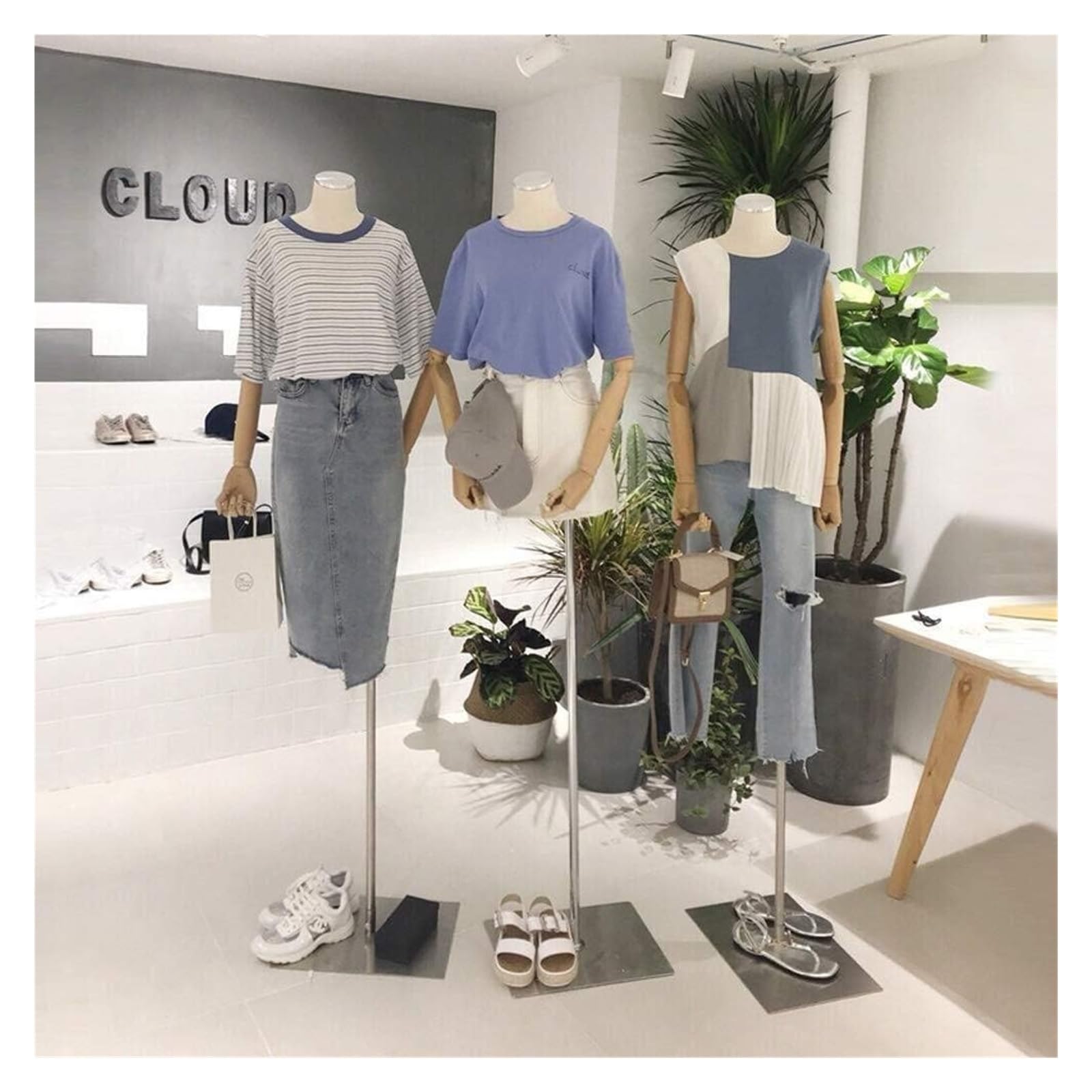Mannequin Tailors Dummy Dress Form Torso Torso Female Tailors Dummy Dressmakers Dummies Fashion Students Display Bust Adjustable for Apparel Jewelry Display Stand