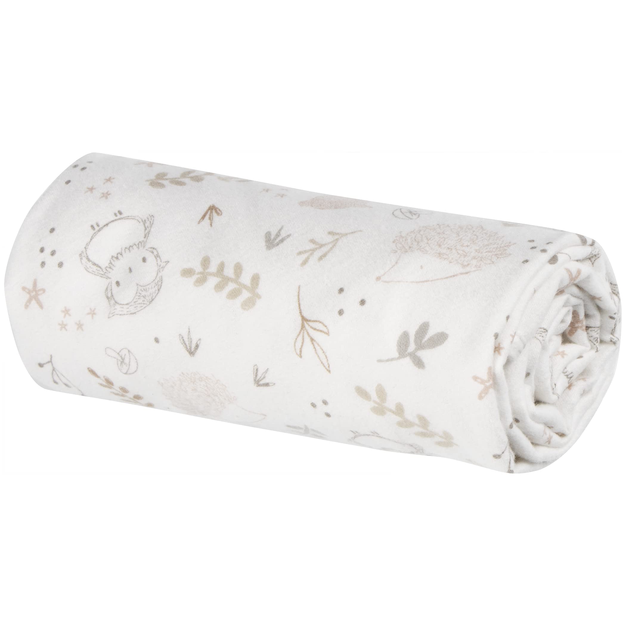 Trend Lab Woodland Friends Jumbo Flannel Swaddle Baby Blanket Cozy, Soft