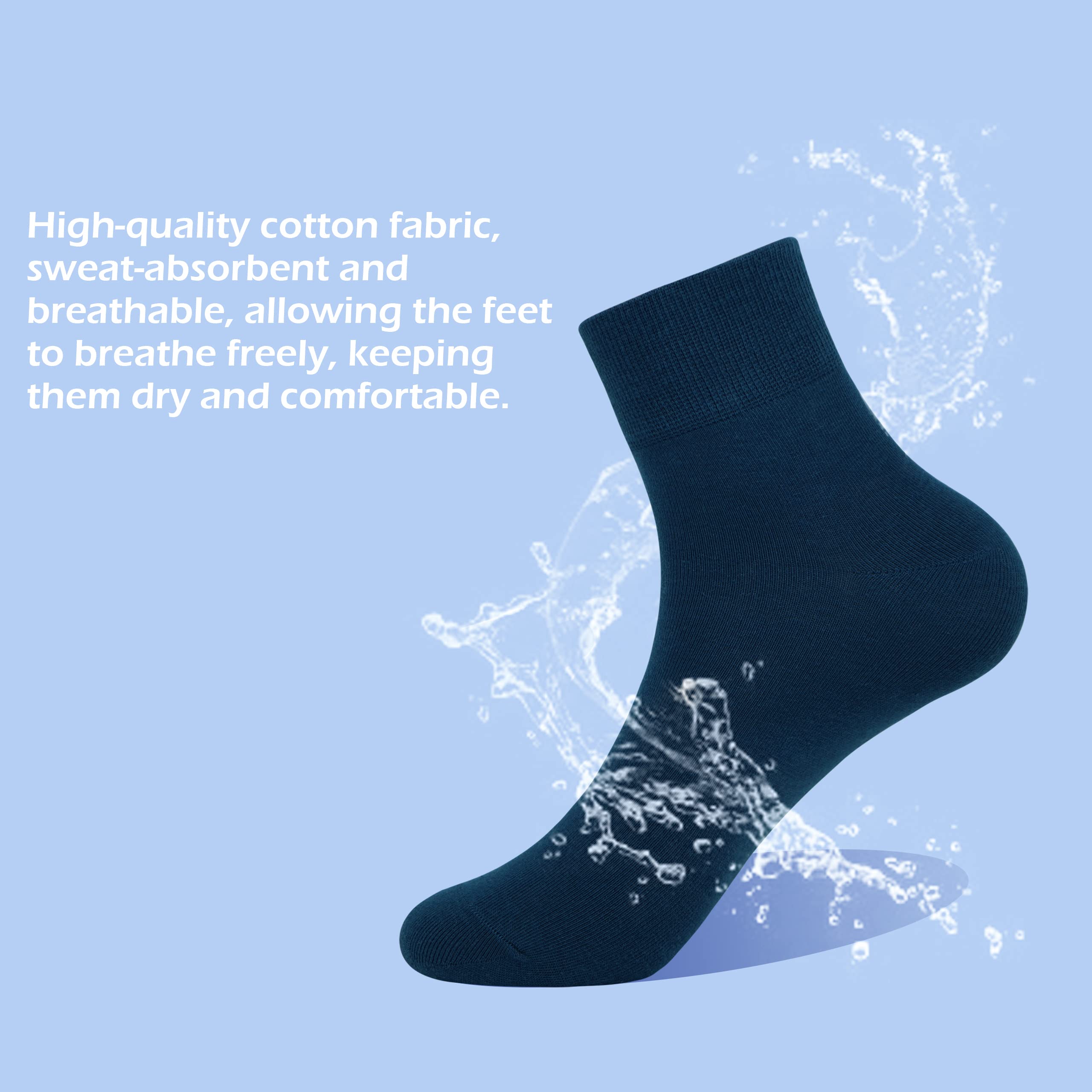 SIPCOLOR Womens Cotton Ankle Height Quater Socks Colorful Socks Casual Crew Soft Breathable 7 Pairs (as1, alpha, l, regular, regular, Multicolor2)