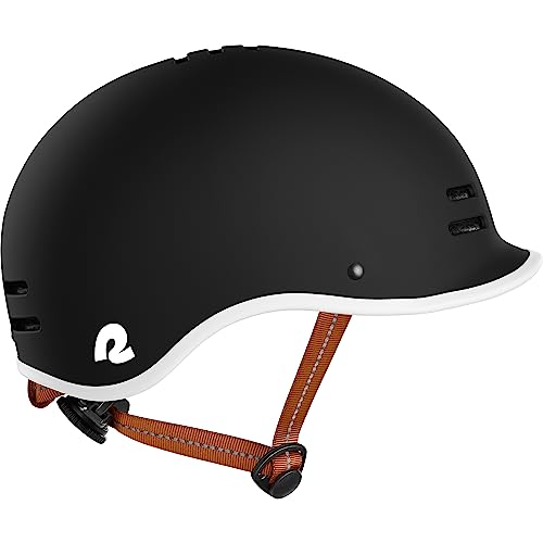 Retrospec unisex adult Bike Helmet, Matte Black, Small 54-57cm US